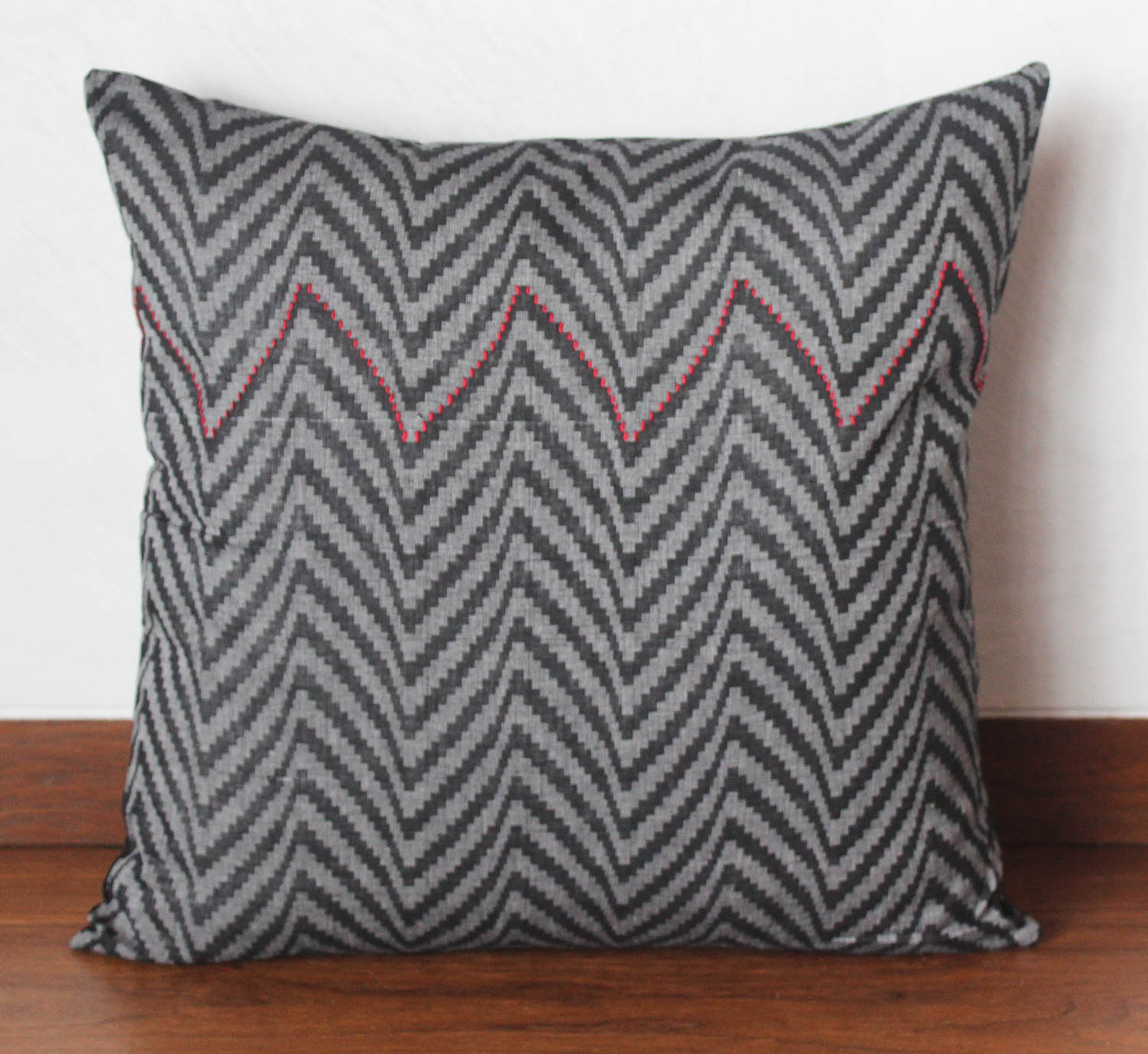 Black Chevron Cushion - FlawDesign